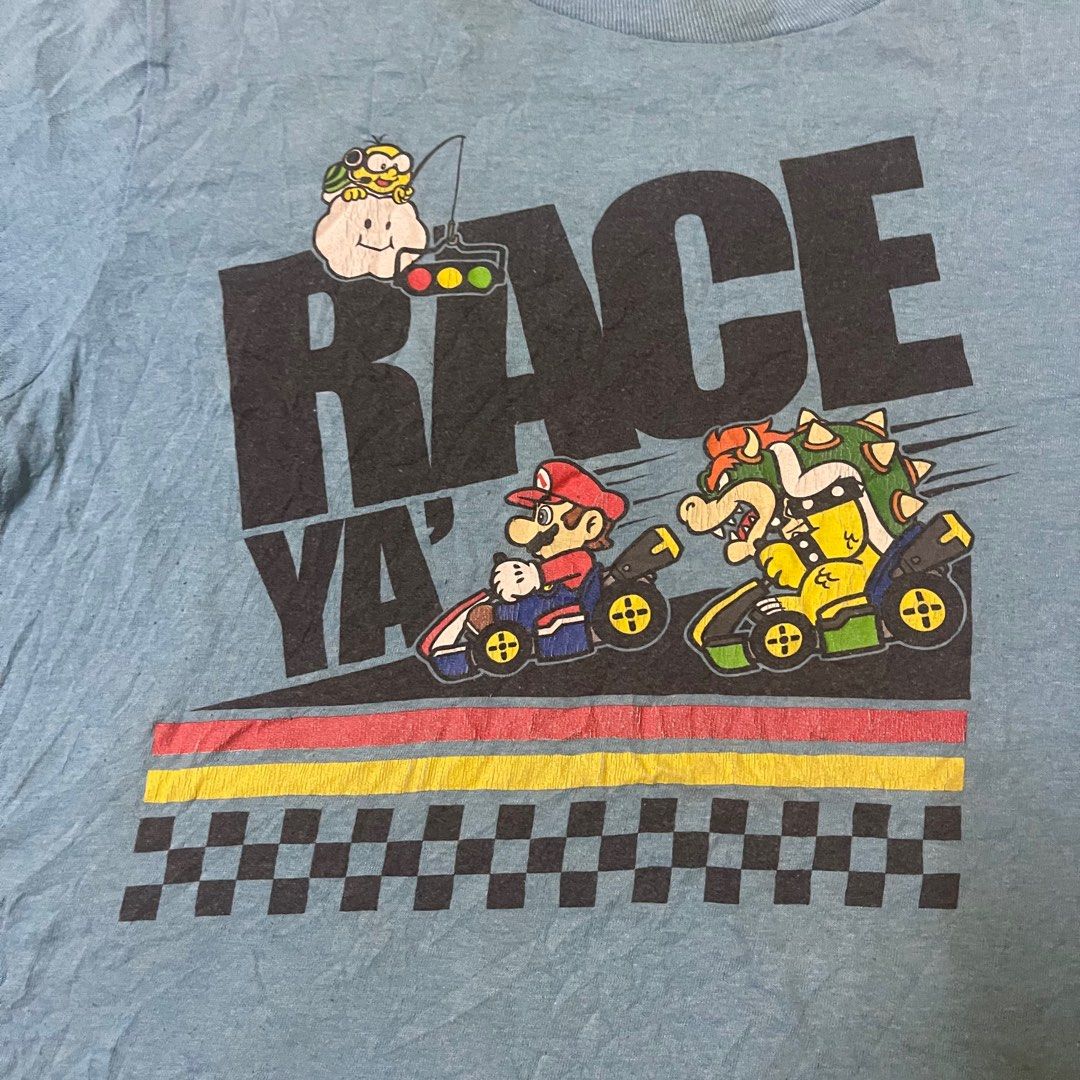 Super Mario race ya, Men's Fashion, Tops & Sets, Tshirts & Polo Shirts ...