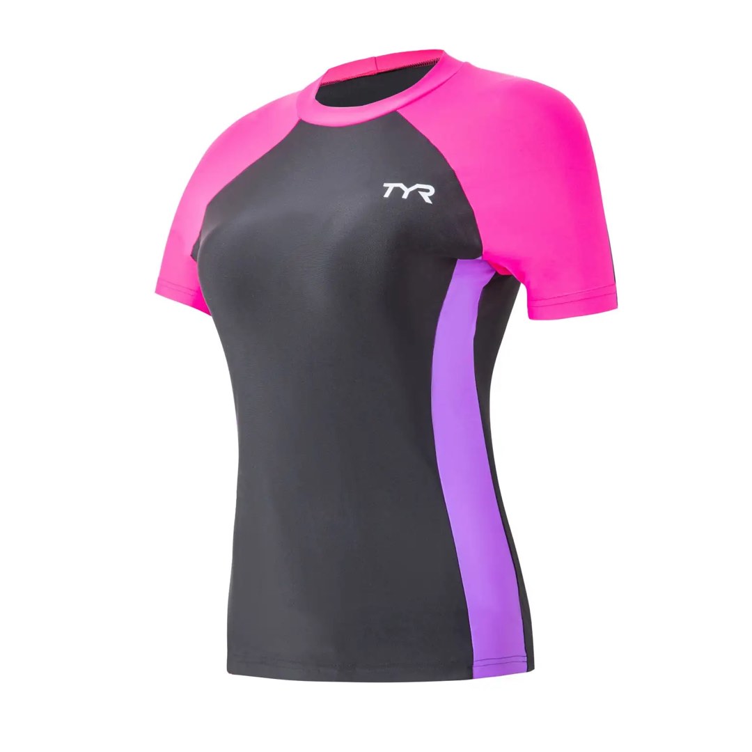 TYR Swimming Top Rashguard Swimsuit, Women's Fashion, Swimwear, Rash ...