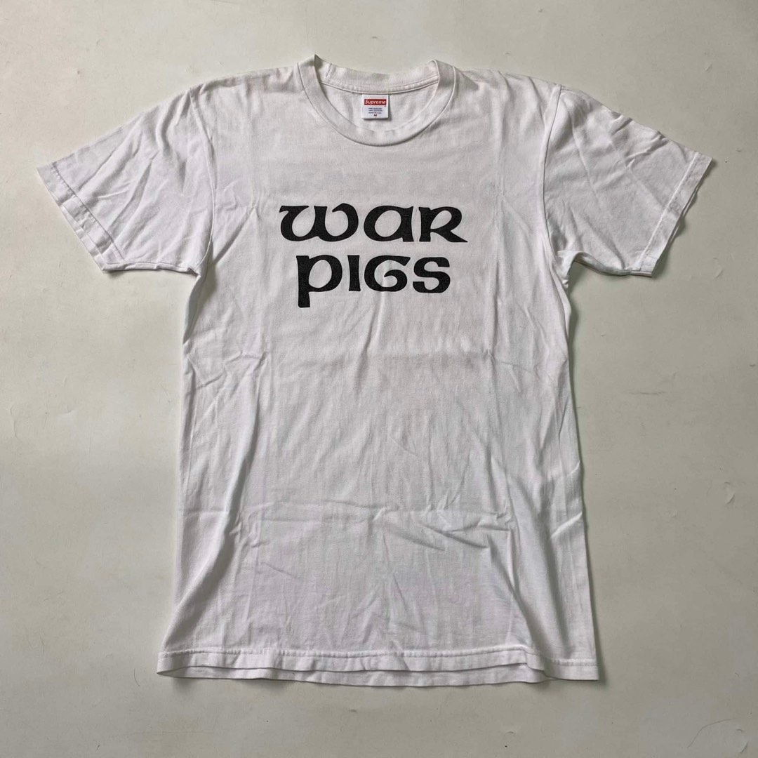 Vintage Supreme Warpigs Black Sabbath Tee(Authentic), Men's Fashion ...