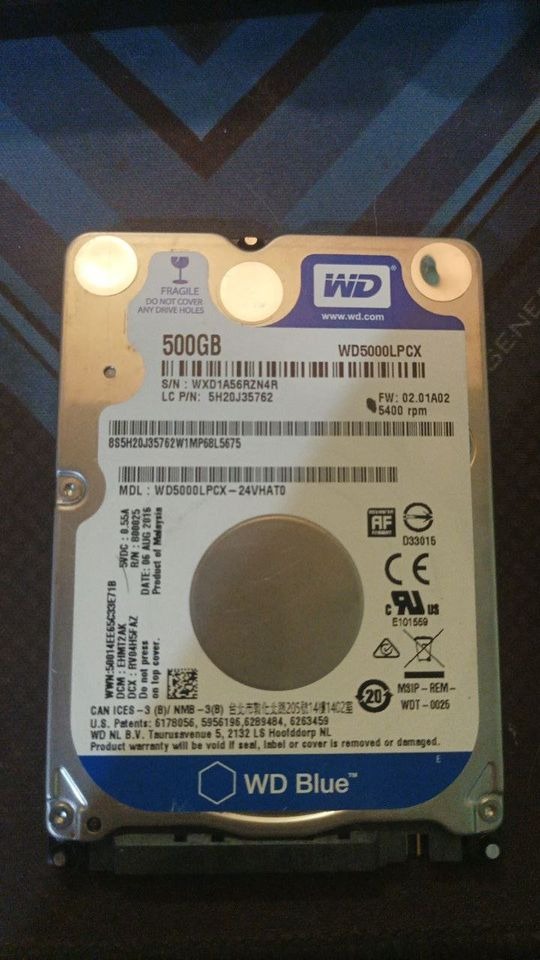 WD Blue 2.5" HDD, Computers & Tech, Parts & Accessories, Hard Disks ...