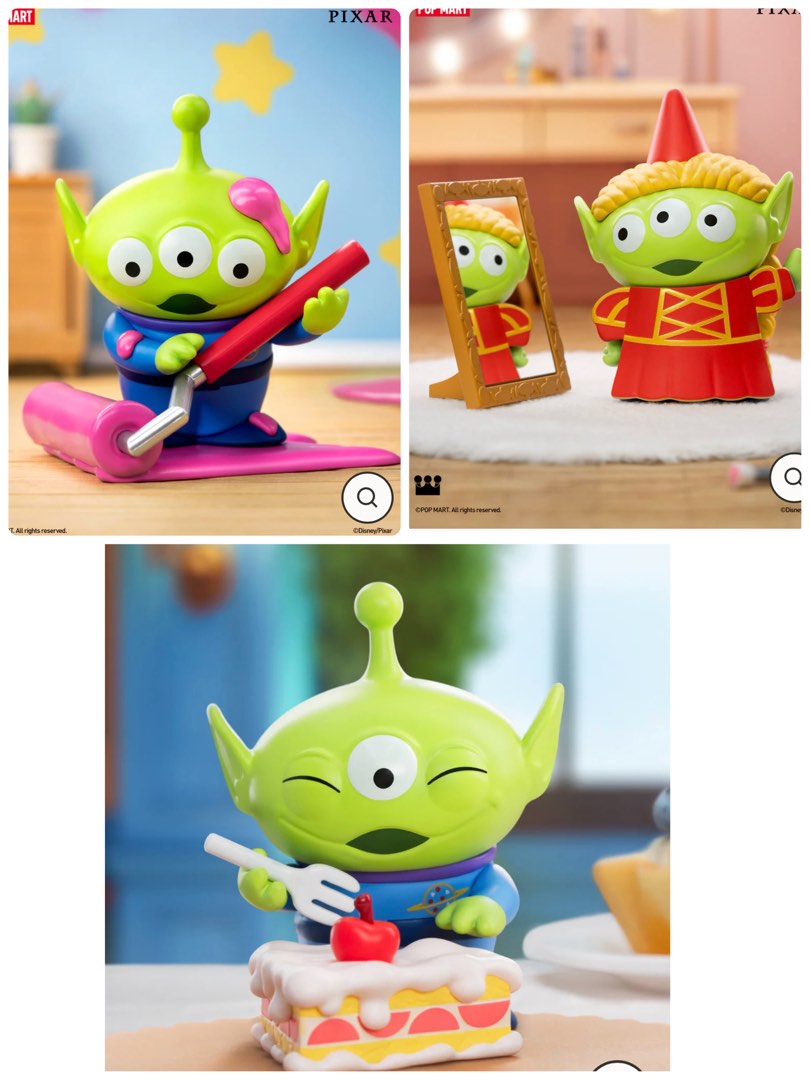 Wts wtt Authentic Popmart POP MART Disney/Pixar Alien-Immersive ...