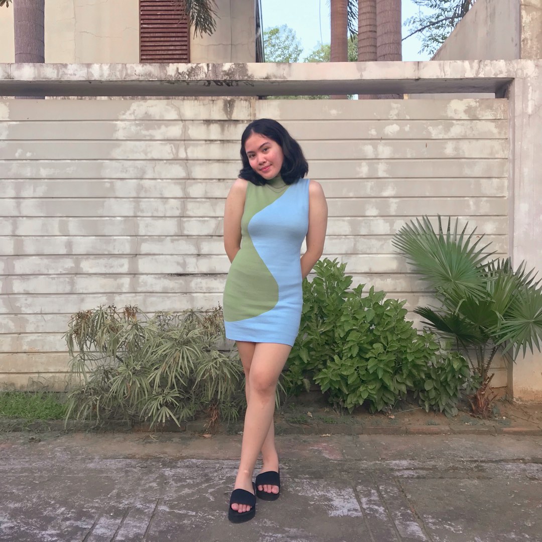 y2k body con dress (halter type), Women's Fashion, Dresses & Sets ...