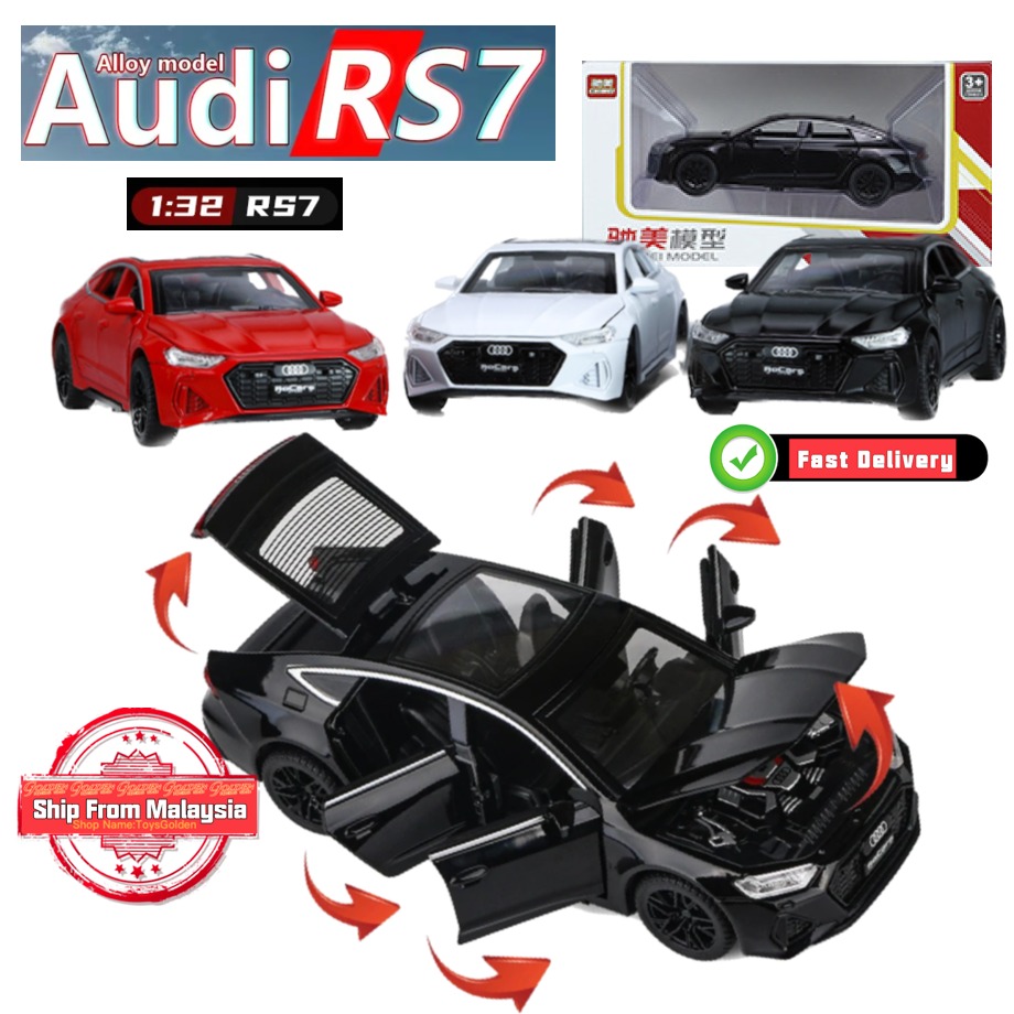 1:32 Scale Audi RS7 SportbackAlloy Model Diecast Vehicles Metal Toy ...