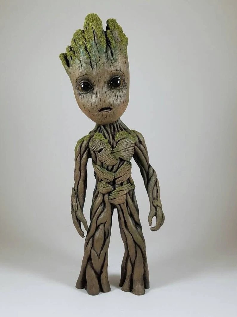 9’’ tall Baby Groot Life Size Sculpture Statue, Hobbies & Toys, Toys ...