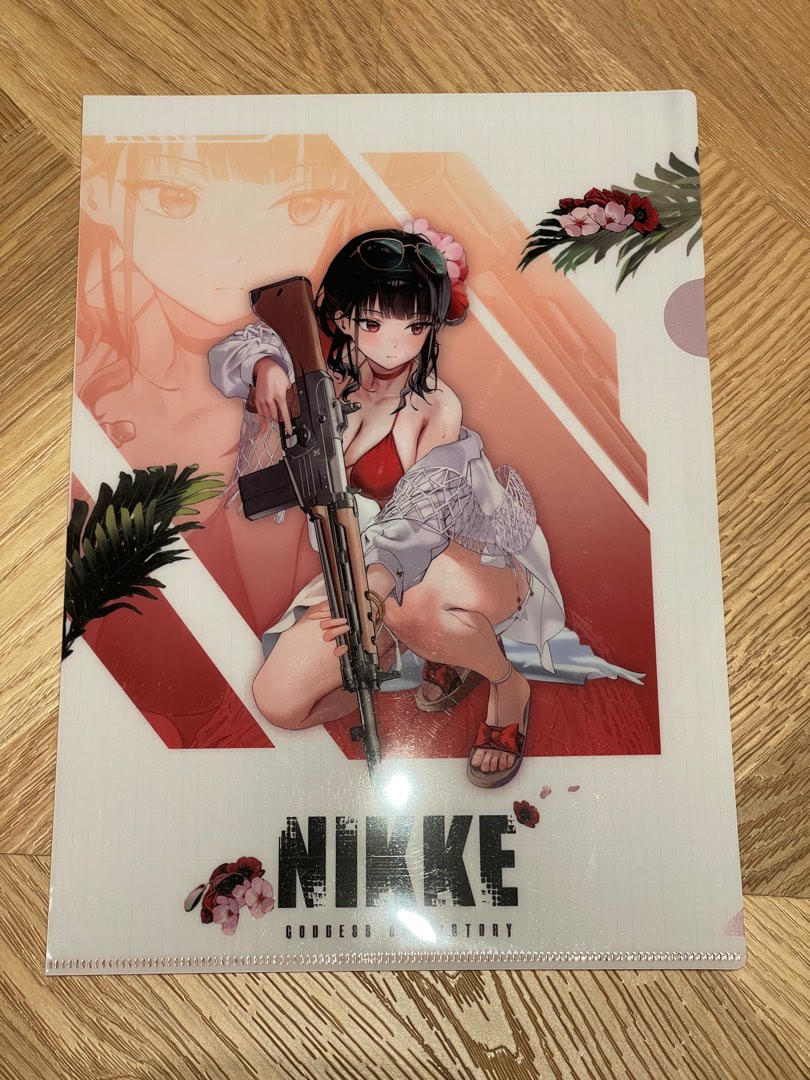 全新 NIKKE 勝利女神：妮姬 限定folder 文件夾 櫻花 夏日綻放, 興趣及遊戲, 手作＆自家設計, 文具及工藝 - 畫作及印刷品 - Carousell