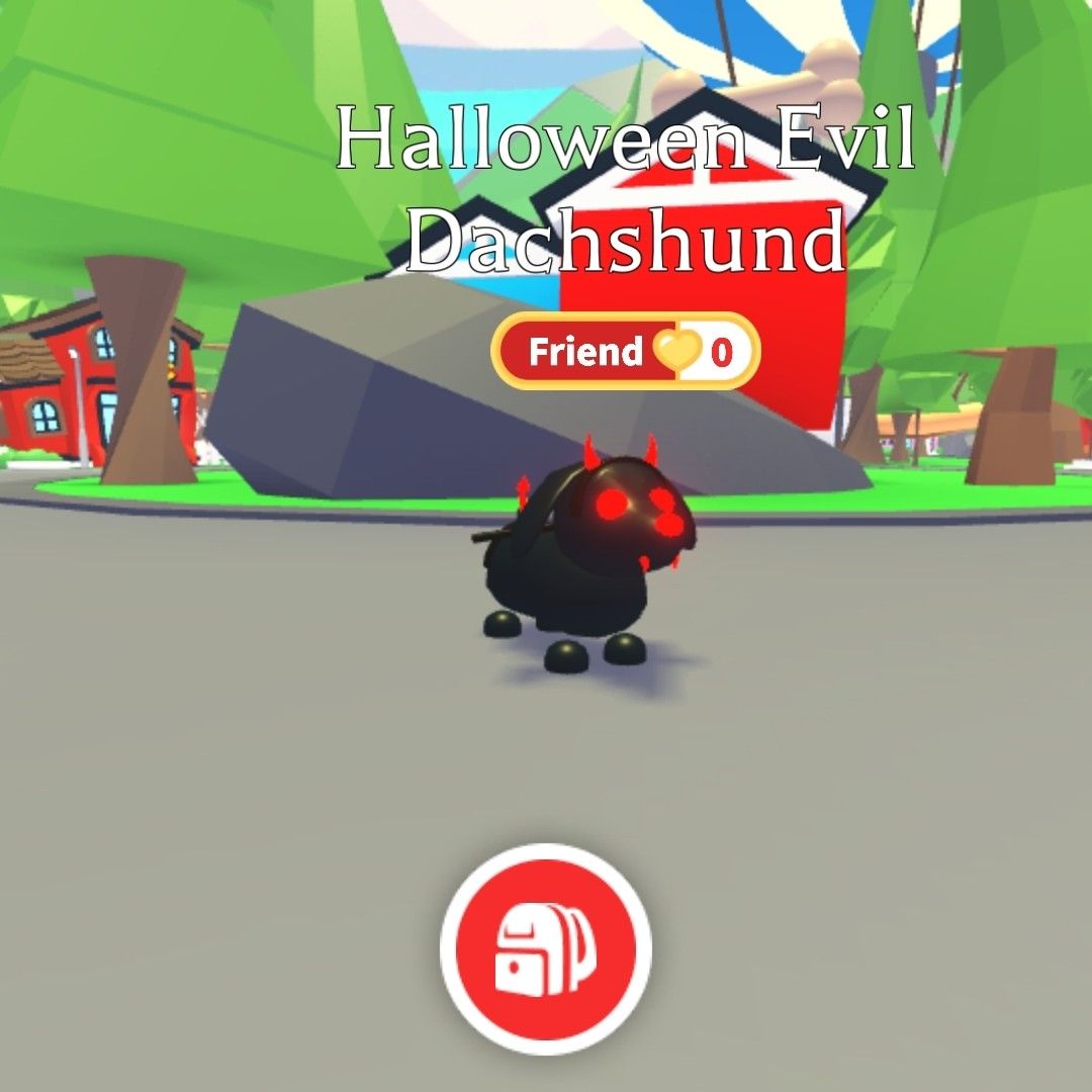 Adopt Me Evil Dachshund!, Video Gaming, Gaming Accessories, In-Game ...