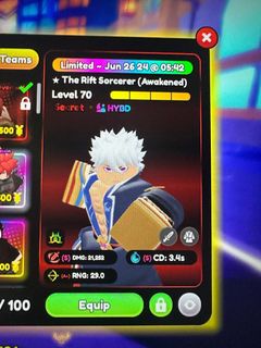 $55 Almighty Gojo (Evolved) / The Rift Sorcerer (Awakened) | Anime ...