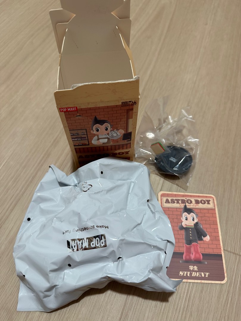 Astro boy pop mart Student and chef , Hobbies & Toys, Toys & Games on ...
