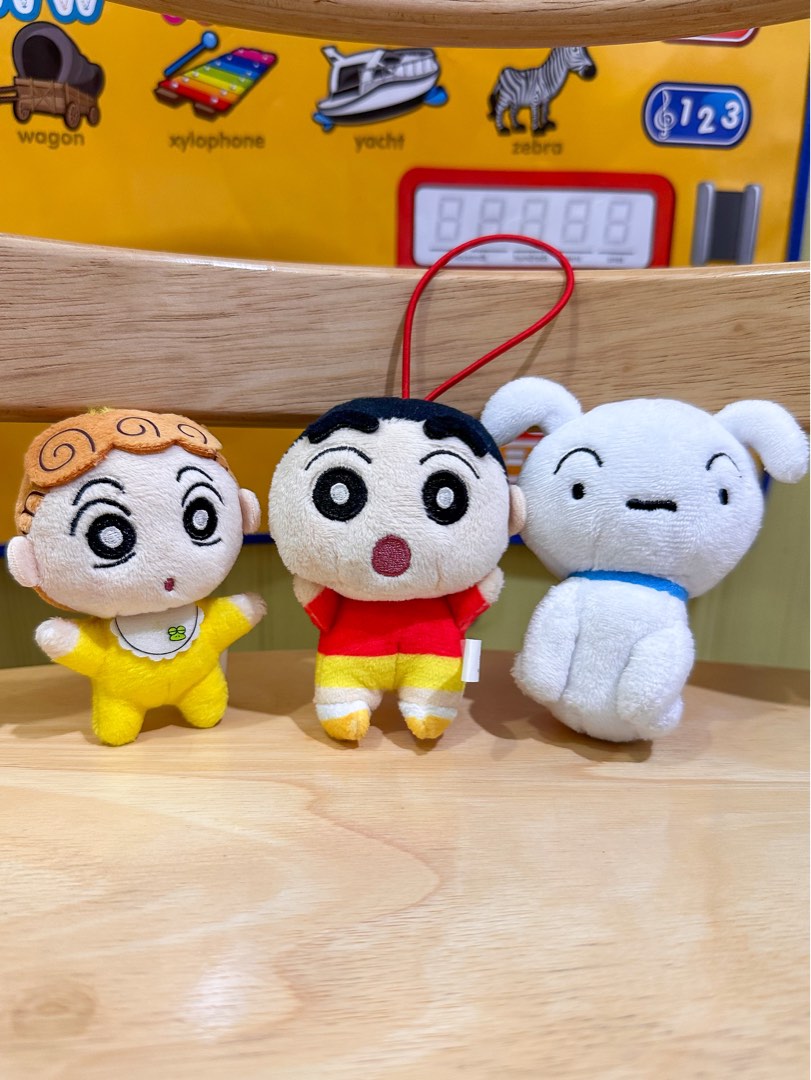 Banpresto Crayon Shin-chan - Bundle of 3 (Shinnosuke Nohara, Shiro and ...