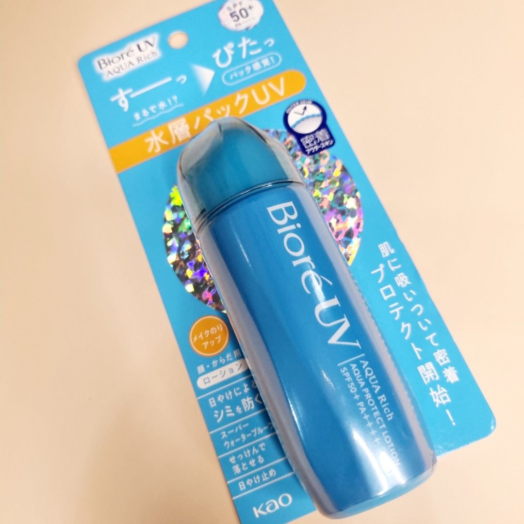 Biore UV Aqua Rich Protect Mist Spray SPF50 Sunscreen for Face and Body ...