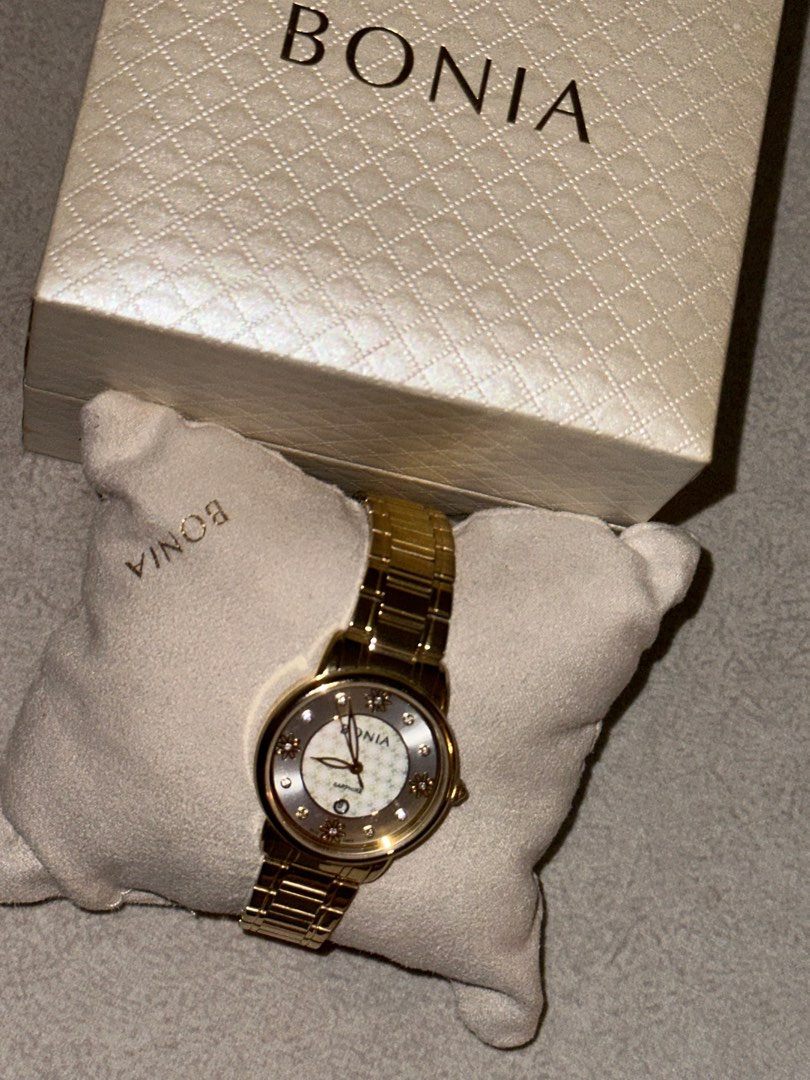 Bonia gold watch, Luxury, Watches on Carousell