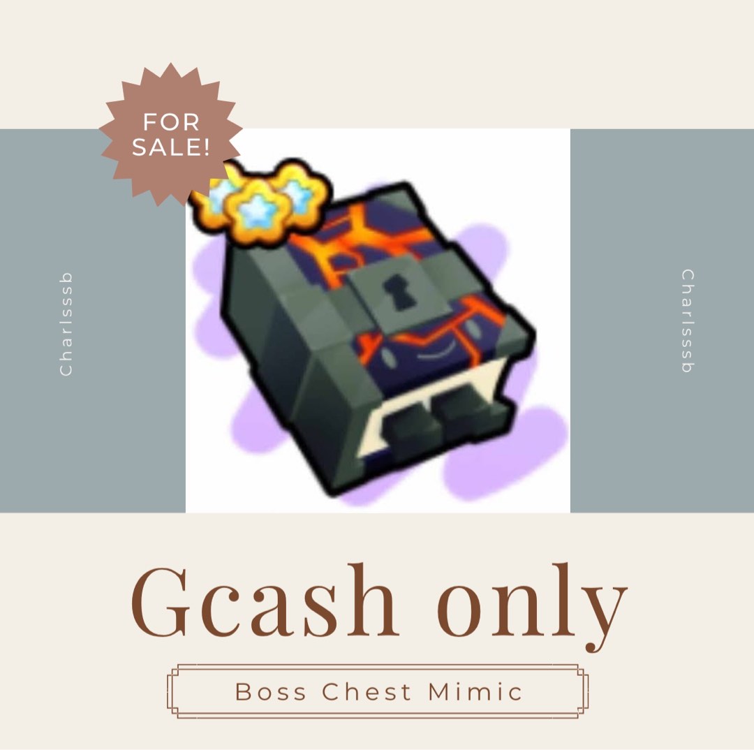 Boss chest mimic, Video Gaming, Video Games, Others on Carousell