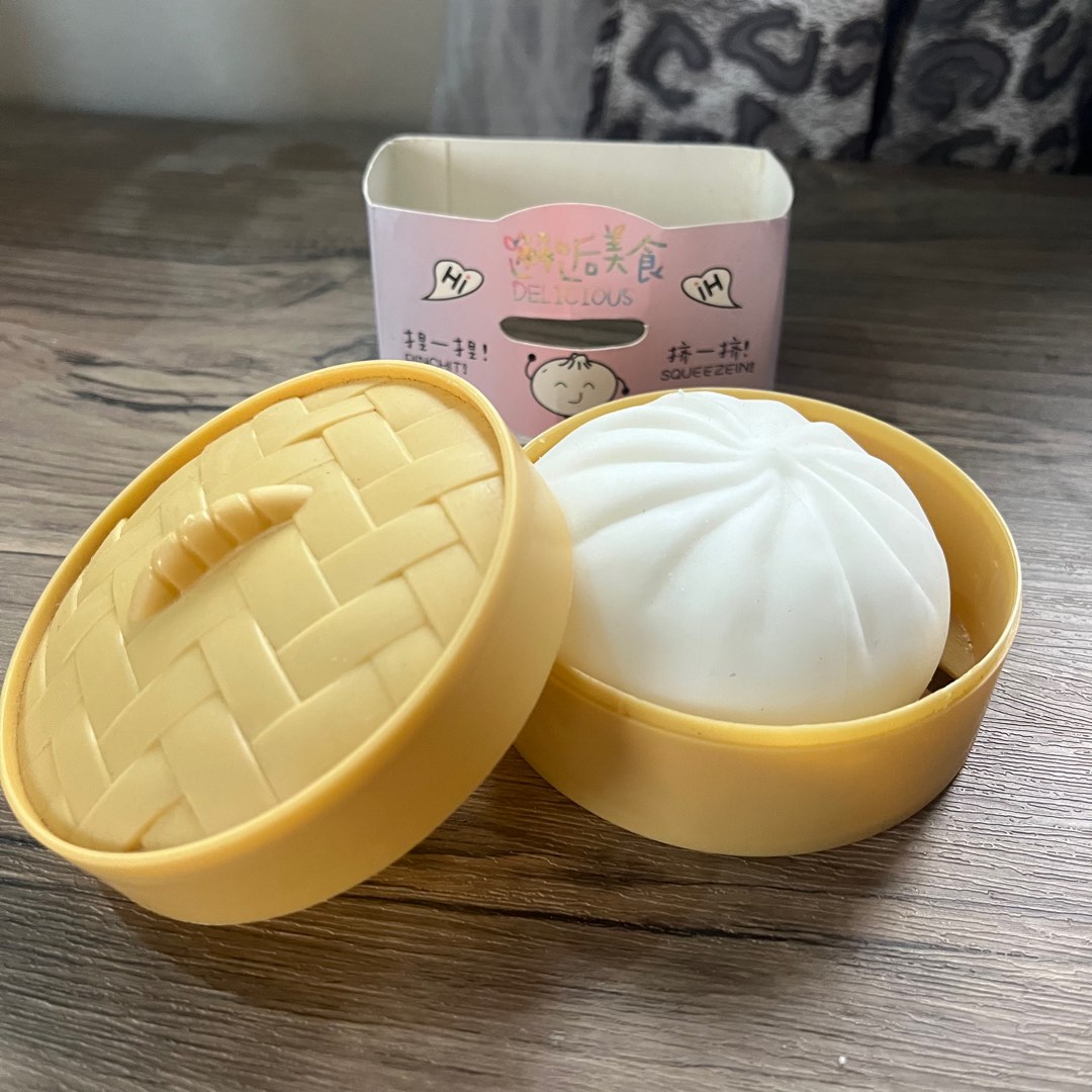 BRAND NEW: Squishy Bun Siopao Toy Simulation Buns Toys Squeeze Ball ...