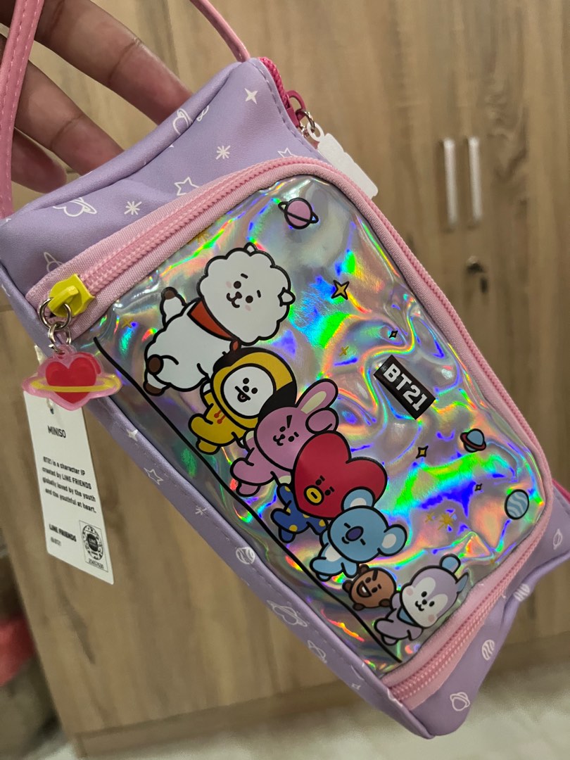 BT21 Miniso Pouch, Women's Fashion, Bags & Wallets, Purses & Pouches on ...