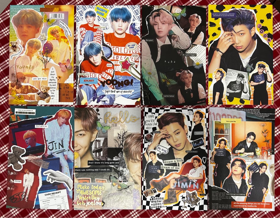 BTS binder covers, Hobbies & Toys, Collectibles & Memorabilia, K-Wave ...