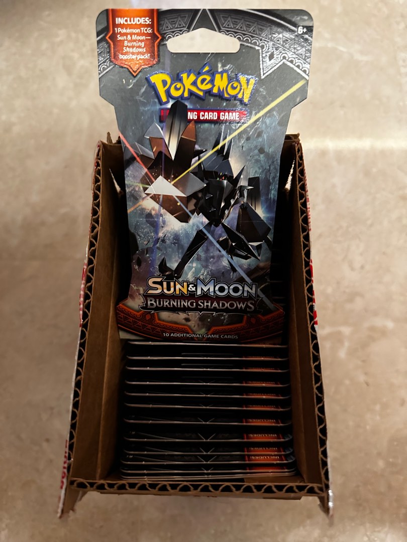 Burning Shadow Blister Booster Box, Hobbies & Toys, Toys & Games on ...