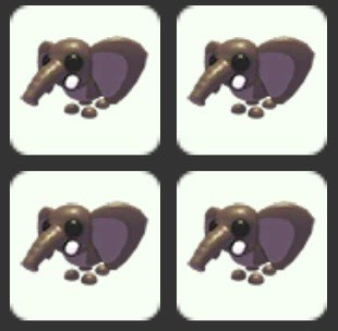 Bush Elephant Adopt Me Roblox, Video Gaming, Gaming Accessories, In ...