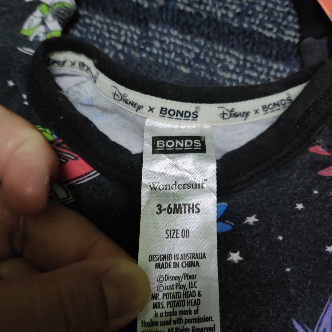 (C410) BONDSxDISNEY 3-6 MONTHS, Babies & Kids, Babies & Kids Fashion on ...