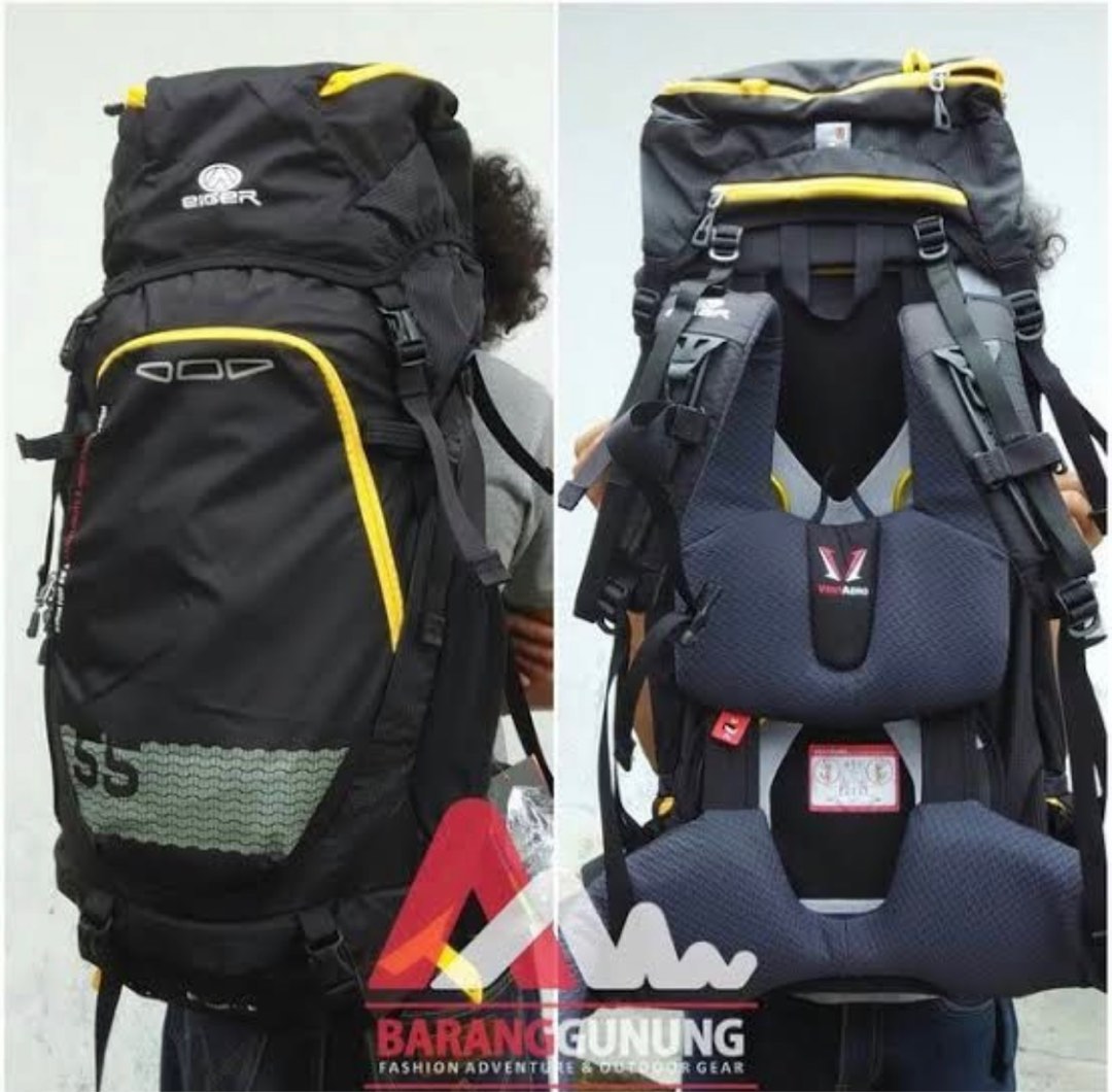 Carrier Eiger Equator 55L, Fesyen Pria, Tas & Dompet , Lainnya di Carousell