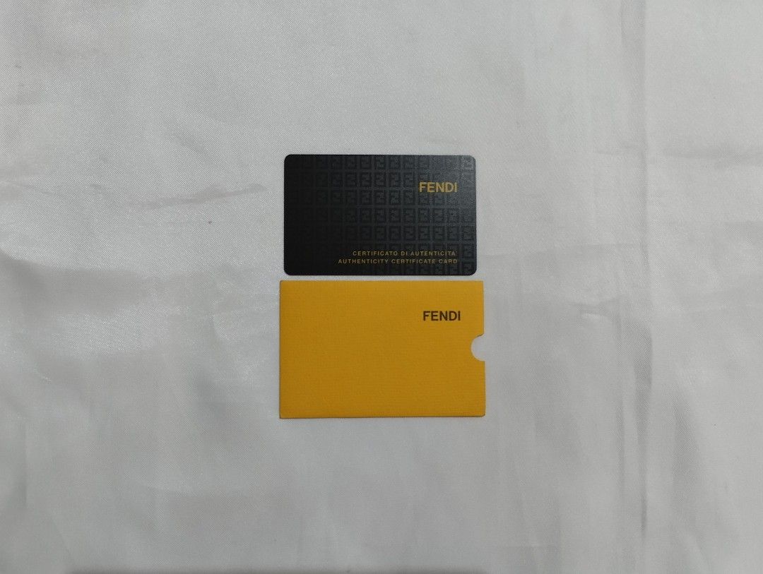 Certificate Card Fendi not Dior, Serba Serbi, Others di Carousell