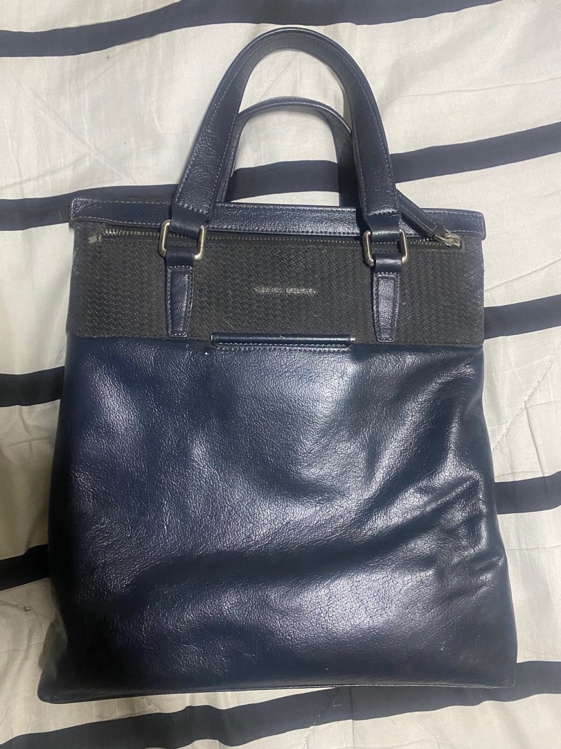 CHARLES BERKELEY LEATHER HANDBAG, Luxury, Bags & Wallets on Carousell