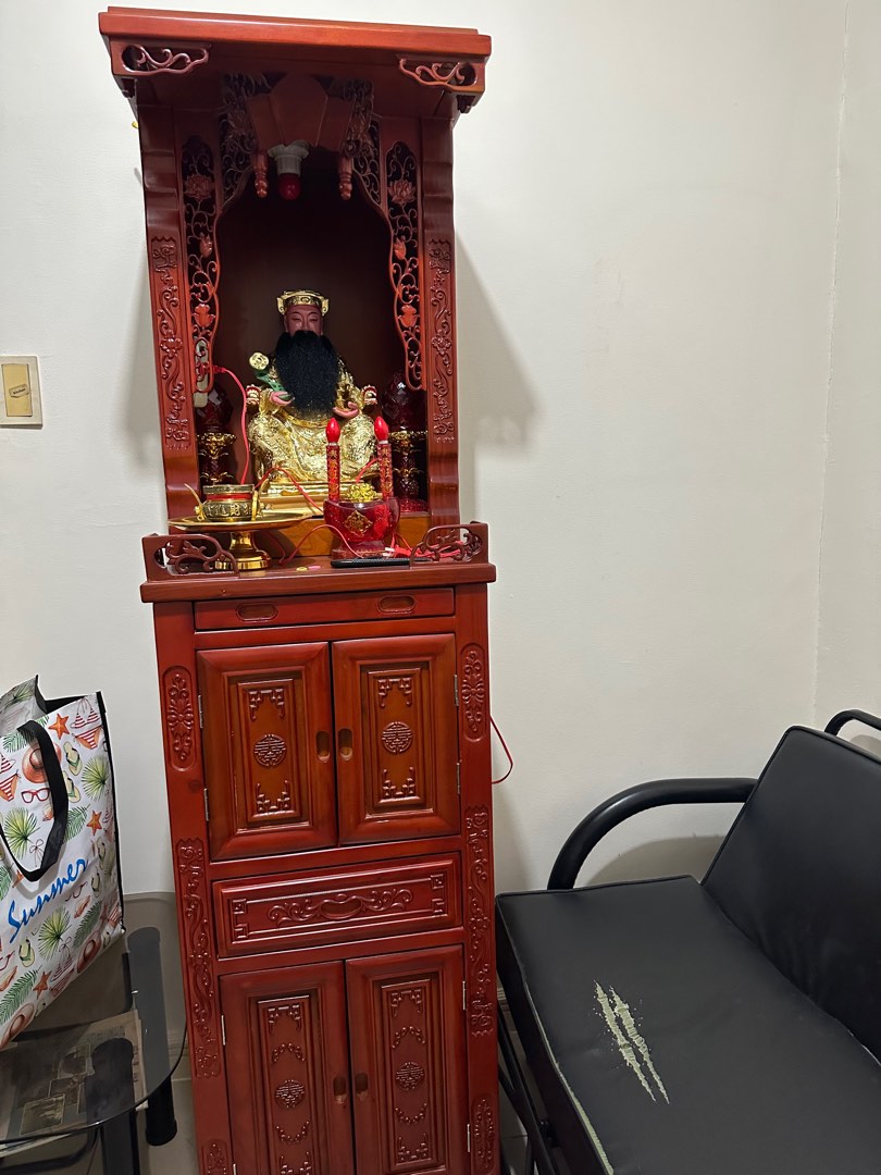 Chinese Prayer Display cabinet, Furniture & Home Living, Home Decor ...