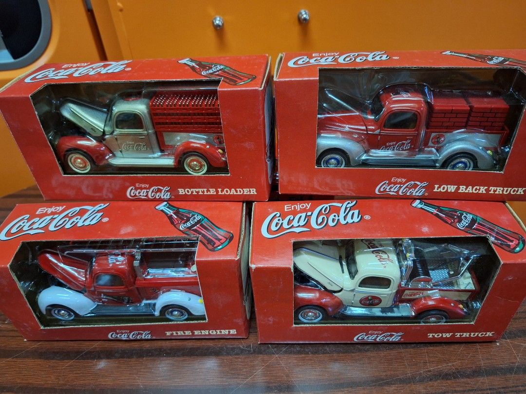 Coca-Cola trucks & cars 可口可樂車仔 - bottle loader fire engine low back ...
