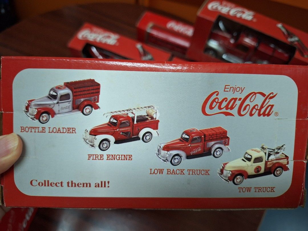Coca-Cola trucks & cars 可口可樂車仔 - bottle loader fire engine low back ...