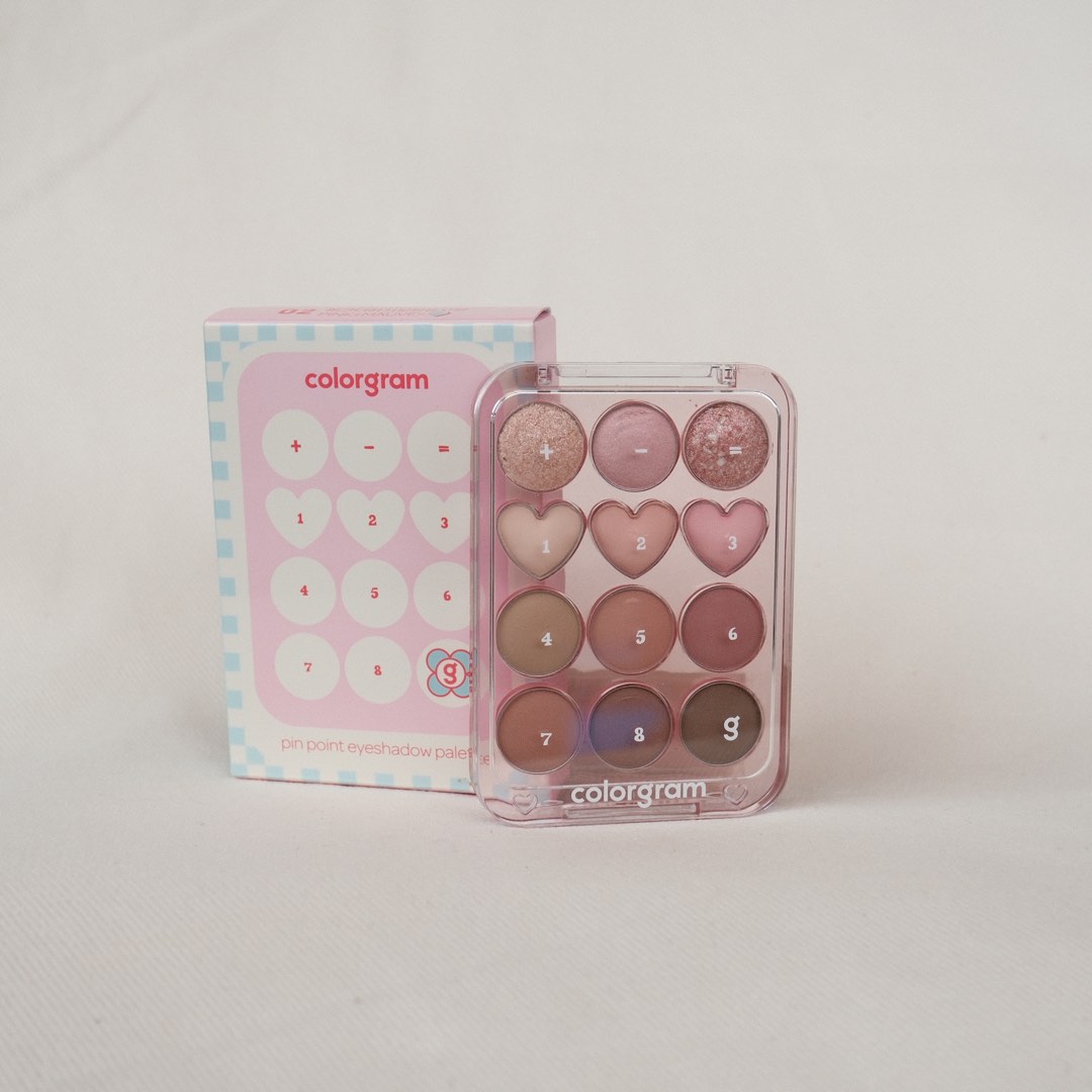 Colorgram Pinpoint Eyeshadow Palette Pink Mauve, Beauty & Personal Care ...
