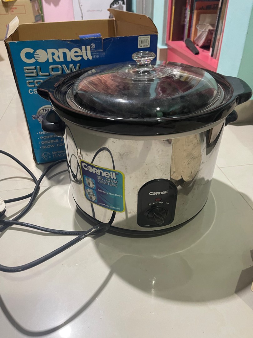Cornell Slow Cooker CSC-T55B, TV & Home Appliances, Kitchen Appliances ...