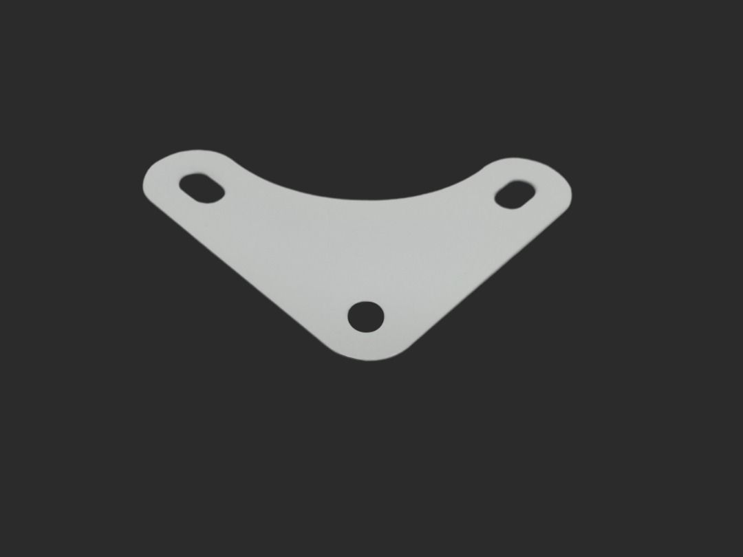 CORNER PLATE FOR SLOTTED ANGLE BAR 6mm HOLE, TRIANGULAR STEEL SHELF, TV ...