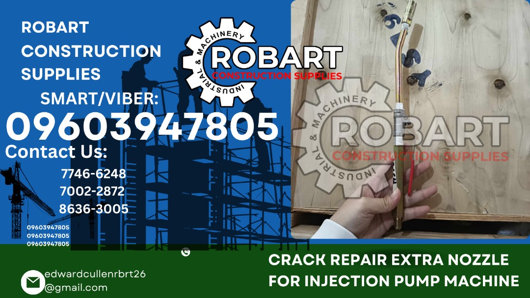 CRACK REPAIR EXTRA NOZZLE FOR INJECTION PUMP MACHINE, Commercial & Industrial, Construction ...