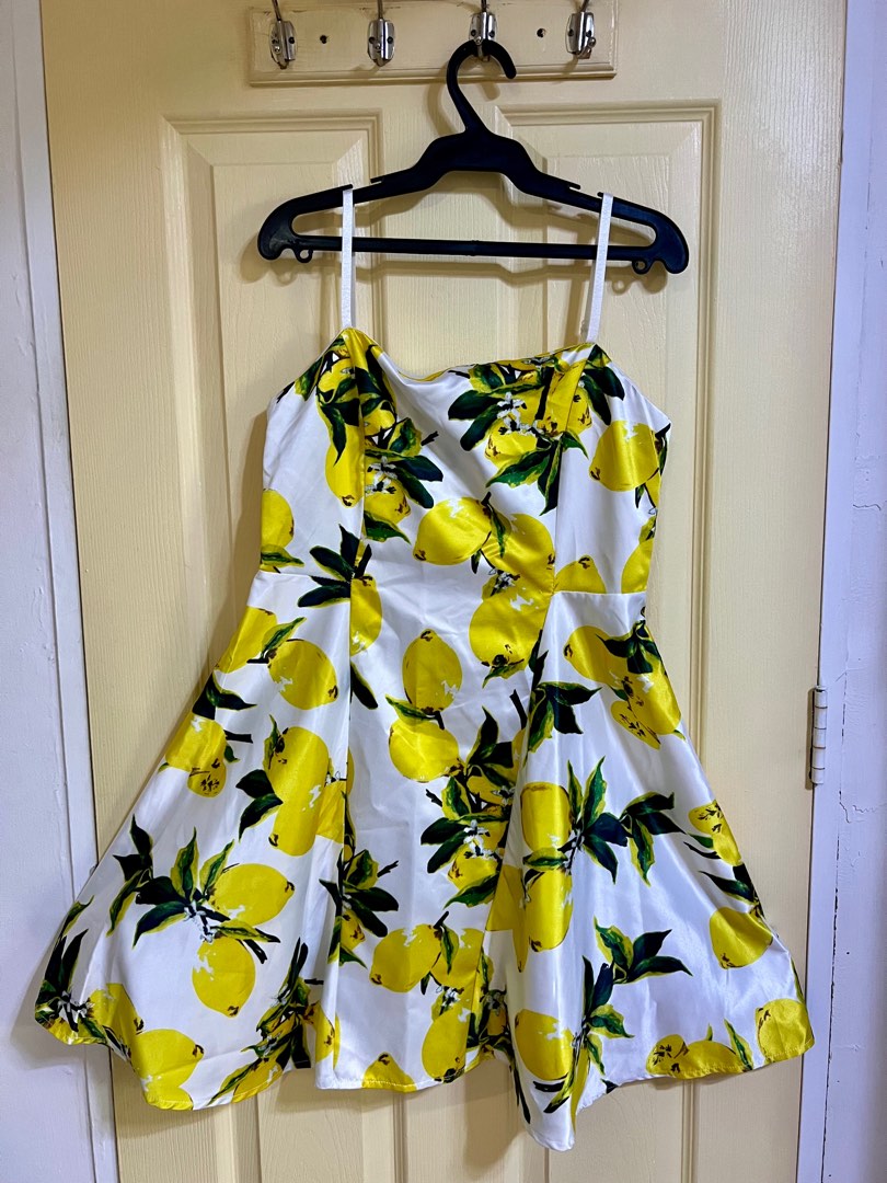 Dainty Lemon Dress, Women's Fashion, Dresses & Sets, Dresses on Carousell