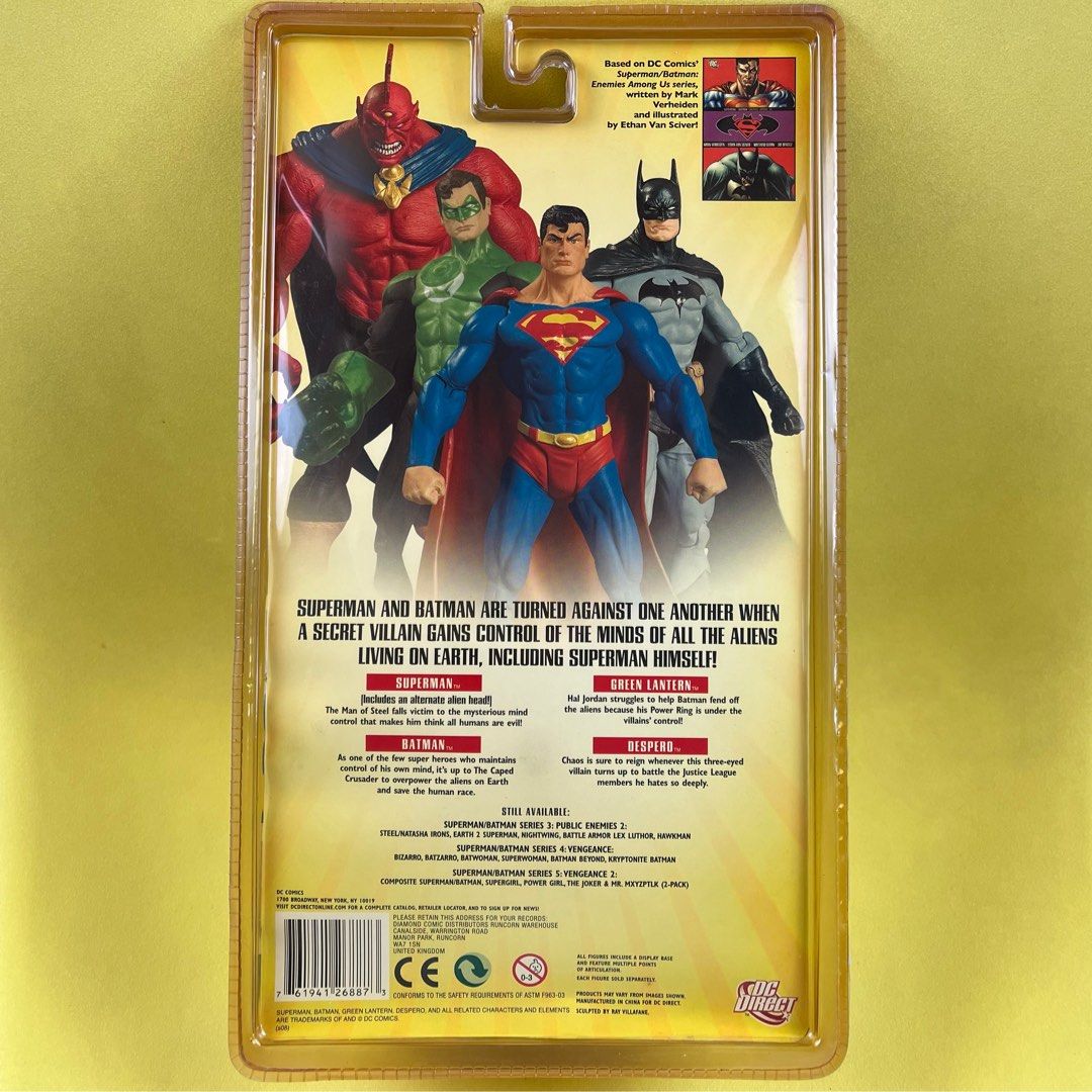 DC Direct Superman Batman Series 6 Despero 8 inches 2008, Hobbies ...