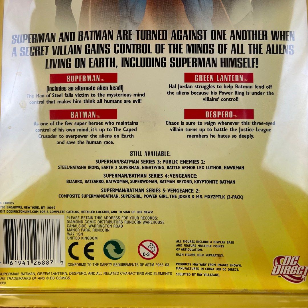 DC Direct Superman Batman Series 6 Despero 8 inches 2008, Hobbies ...