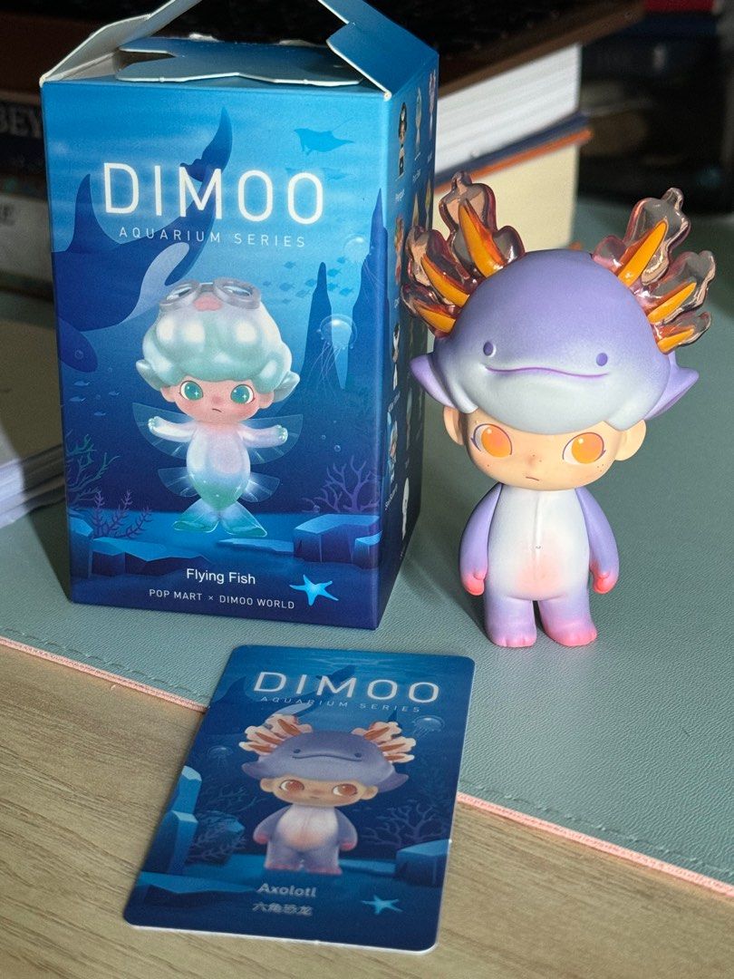 Dimoo Aquarium - Axolotl, Hobbies & Toys, Toys & Games on Carousell