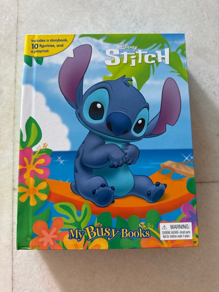 Disney stitch my busy book, Hobbies & Toys, Books & Magazines, Children ...