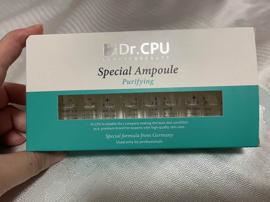Dr. CPU Special Ampoule - Purifying, 美容＆個人護理, 健康及美容 - 皮膚護理, 面部 - 面部護理 ...