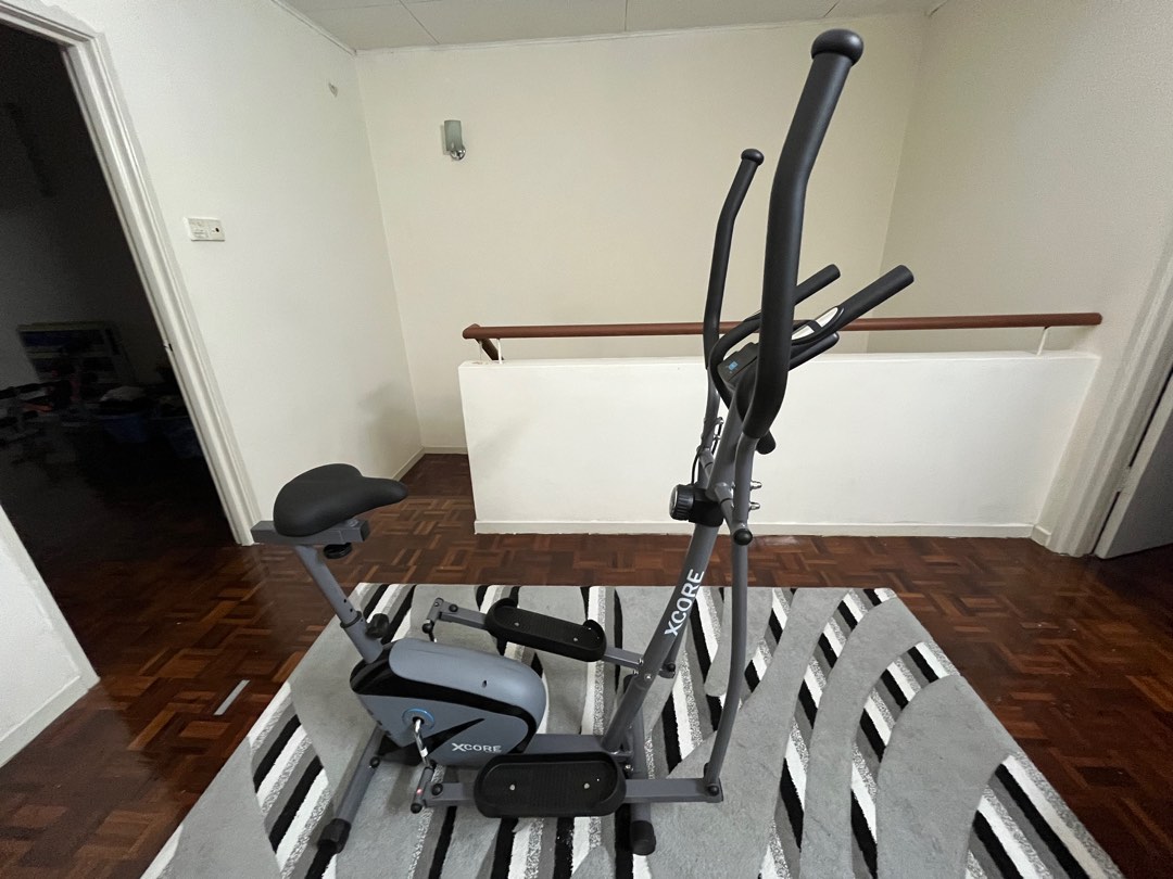 Elliptical Machine Cross Trainer Bike Magnetic System Dual Function ...