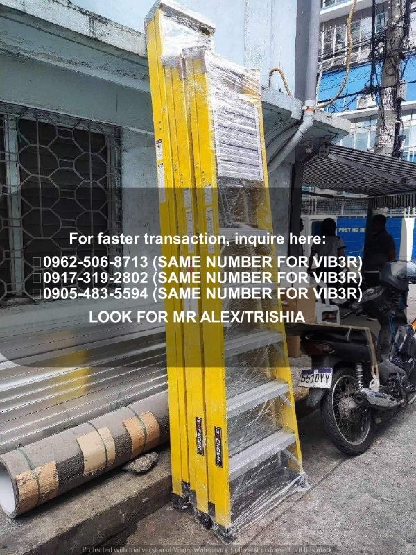 Fiberglass Platform Ladder (spencer USA), Commercial & Industrial ...