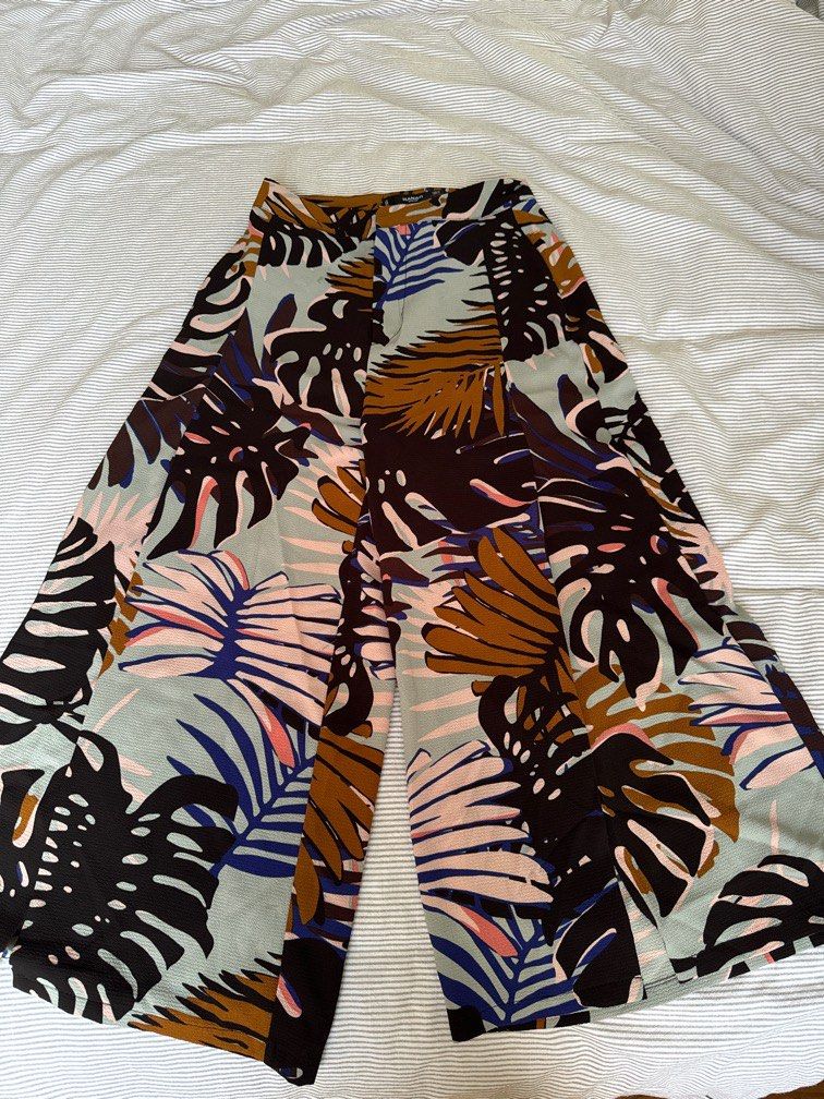 mango printed culottes