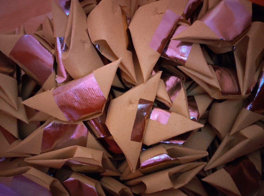 Folded Joss Paper Kim Zua Silver Ingot, Hobbies & Toys, Memorabilia ...
