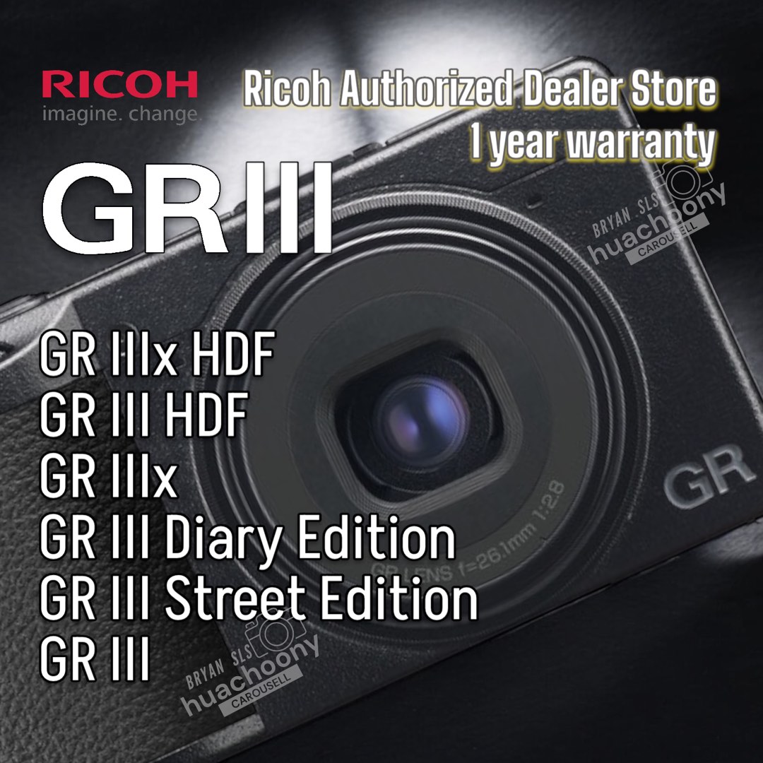RICOH GR IIIx HDF | GR III HDF | GR IIIx | GR III Diary Edition | GR ...