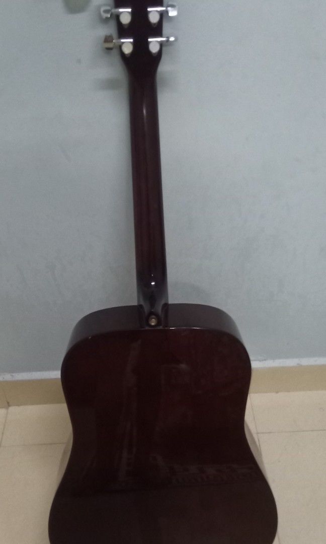 Guitar akustik brand customs guitar, Hobbies & Toys, Music & Media ...