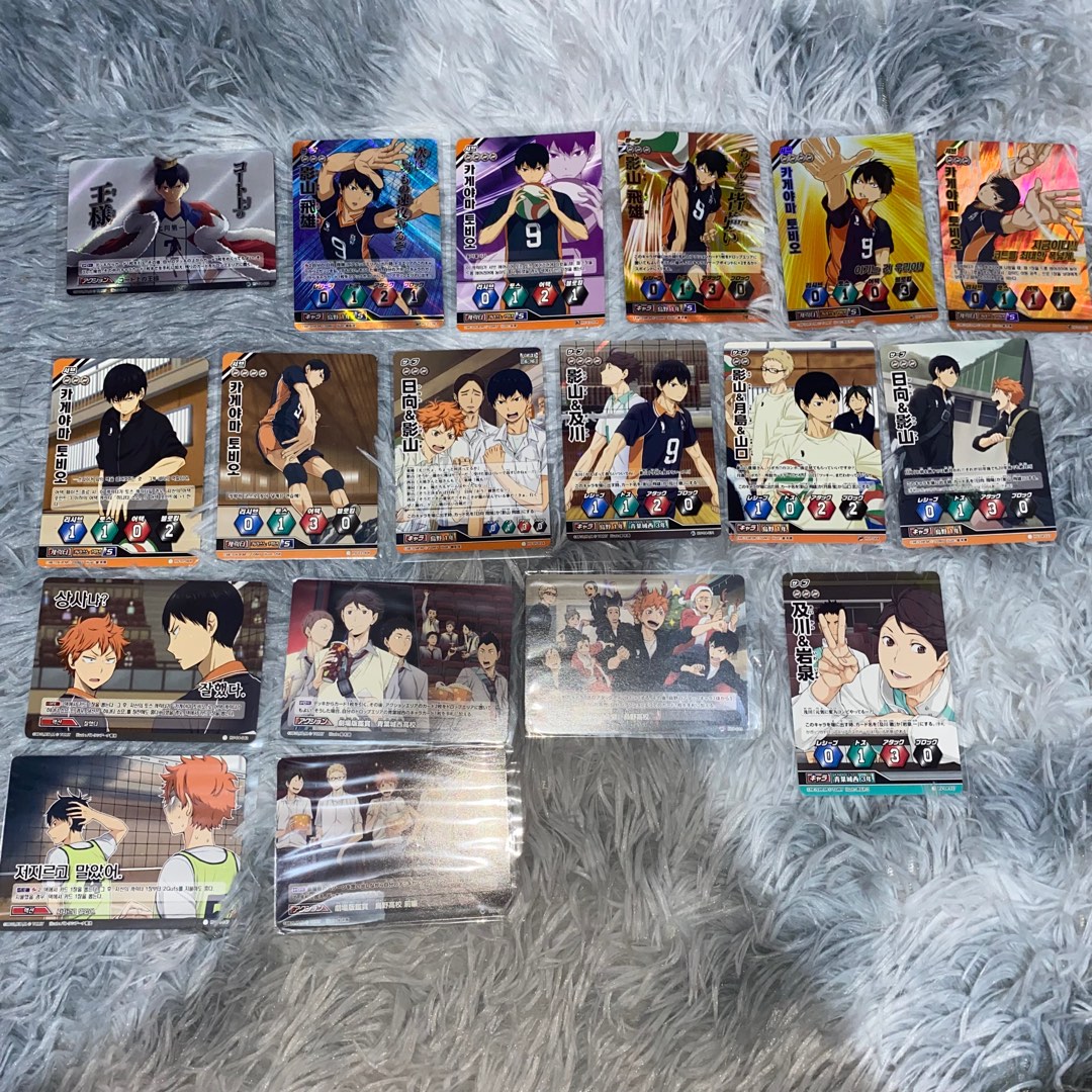 Haikyuu Official and Authentic Assorted Vobacards Card Game Set ...