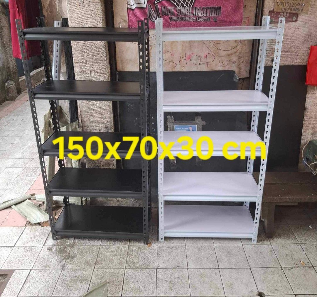 Heavy duty display rack adjustable 5 layer boltless rack shelves ...