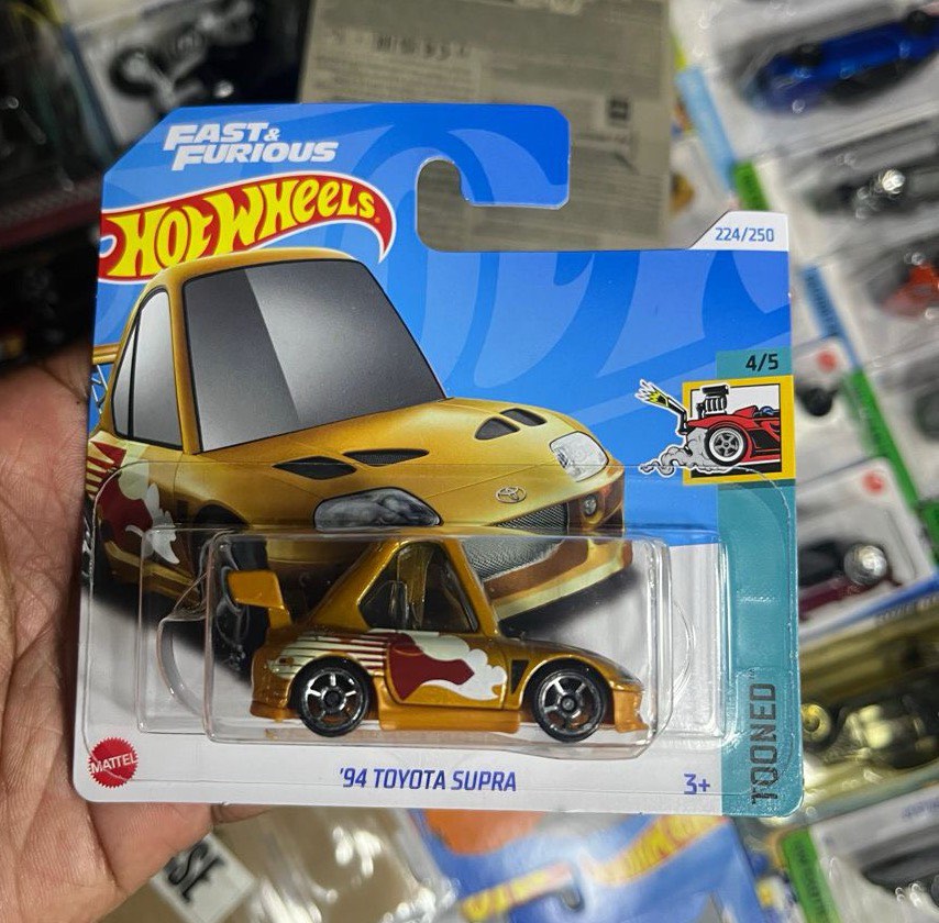 Hot wheels Supra tooned short card, Hobbies & Toys, Toys & Games on ...