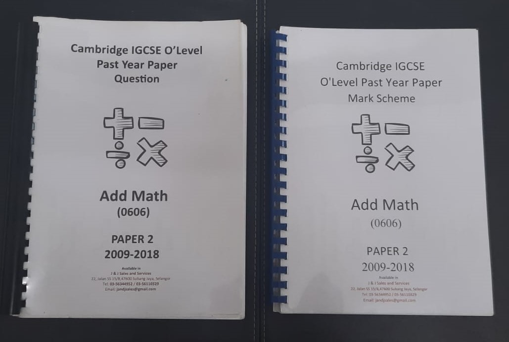 Igcse Maths Add Maths 0606 Extended Maths 0607 Past Year Papers With Answers