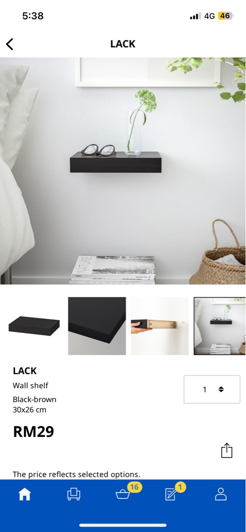 Ikea lack, Furniture & Home Living, Furniture, Shelves, Cabinets ...