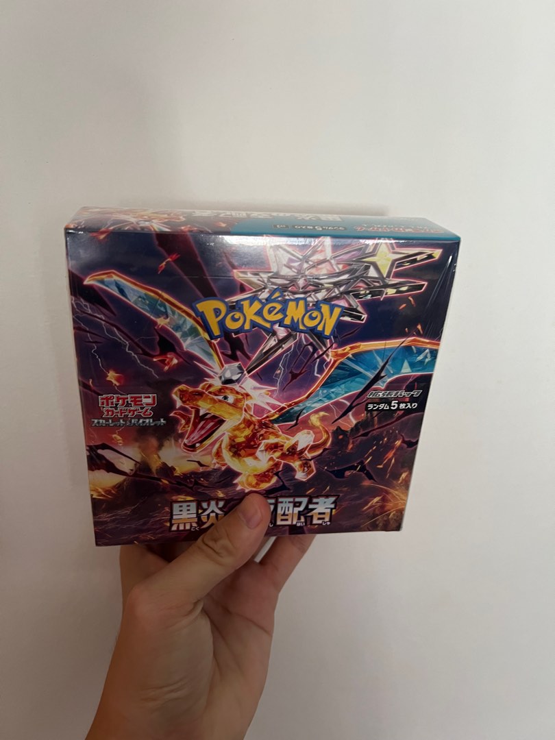 Jap sv3 robf ruler of black flame Pokemon tcg shrink booster box bb ...